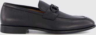 Ferragamo Mocassins Penny en cuir martel&eacute; avec logo Gancini