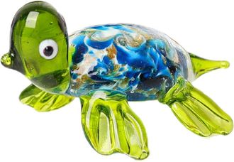 Cabilock Miniatur-schildkröte Aus Glas Tierstatue Schildkrötenfigur Für Den Schreibtisch Zur Dekoration