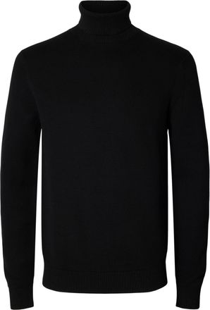 Selected Slhdane Ls Knit Structure Roll Neck Noos