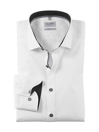 Olymp homme chemise business &agrave; manches longues Level Five,body fit,Royal Kent,Anthrazit 67,42