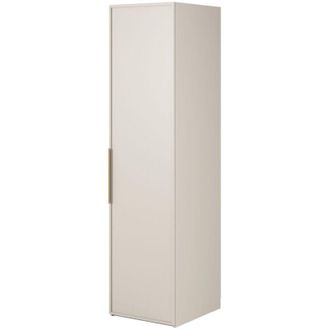Selsey Frame - Kleiderschrank 1-t&uuml;rig mit Kleiderstange, 50 cm, greige - Selsey