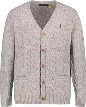 Polo Ralph Lauren Herren Cardigan grau unifarben