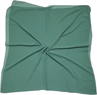 KAV Foulard hijab uni &eacute;l&eacute;gant en mousseline de soie pour femme - Changeur de couleur et turban l&eacute;ger - Grande couverture de cheveux pour filles - Ch&acirc;le, V