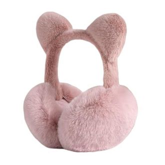 Generic Cache-oreilles mignons, cache-oreilles pliables, coupe-vent, cache-oreilles en forme dours, en peluche, couvre-oreilles doux, cache-oreilles r&eacute;glables