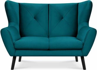 Konsimo Miro Kleine 2-Sitzer-SofaMeeresfarbe, Marine - Konsimo