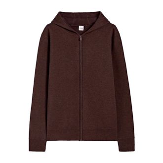 Aspesi Gilet zipp&eacute; M657 - Homme - Sweatshirts et sweats &agrave; capuche - Brun - Taille: L
