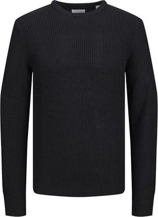 Jack & Jones Jjelewis Knit Crew Neck Sn Pull en Tricot, Blazer Bleu Marine, S Homme