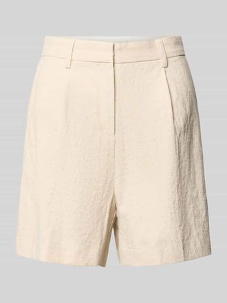 Neo Noir Shorts aus Ramie-Mix mit Biesen Modell Sega