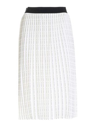 Karl Lagerfeld Jupe Longue - Blanc