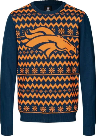 Foco NFL Winter Sweater Xmas Strick Pullover Denver Broncos - XXL