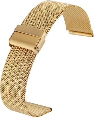 Generic Schauen Sie Sich Band aus Edelstahl -Maschengurt 18 mm 20 mm 22 mm 24 mm im Premium -Ersatzarmband