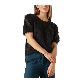 Another Label Jacky Strickpulli - - Knitwear - Damen - Schwarzk - XS