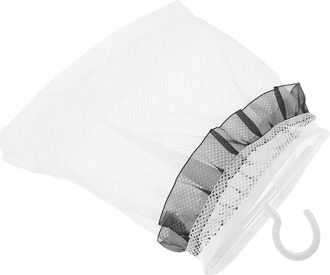 BESPORTBLE Multifunktionaler Mesh aufbewahrungsbeutel mit Haken f&uuml;r W&auml;scheklammern Kosmetik und K&uuml;chenutensilien Atmungsaktiv Robust Praktische H&auml;ngetasche f&uuml;r B