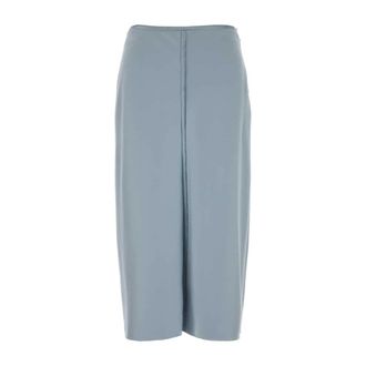 Ami Raw Edges Details Midi Rock - - Skirts - Damen - Blau - XS