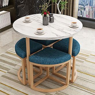 Generic Fr&uuml;hst&uuml;cksecke, runder Tisch mit St&uuml;hlen, Fr&uuml;hst&uuml;cksbar mit Tisch und St&uuml;hlen, moderner K&uuml;chentisch f&uuml;rs Abendessen