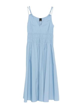 Pinko Robe Au Genou - Bleu Clair