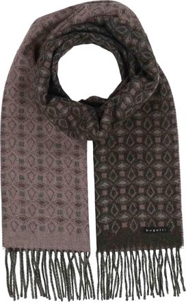 Bugatti Schal | Paisley-Muster | 30 x 180 cm | Floral | Aus Kunstfaser Charcoal