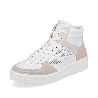 Remonte Femme D0j70 Basket, Quartz Blanc Rose crème Blanc 80, 36 EU