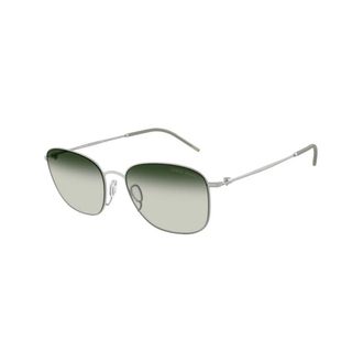 Giorgio Armani Homme, Accessoires, Gris, Taille: 54 MM Lunettes de soleil en métal à monture coussin