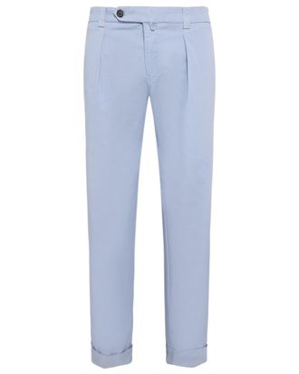 Berwich Chino Chiaia aus Baumwollstretch mit Bundfalte in