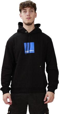 Karl Lagerfeld Herren, Regular Logo Hoodie, Schwarz, Mittel