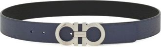 Ferragamo Homme, Accessoires, Bleu, Taille: 110 CM Belt