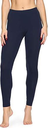 Merry Style Legging Long Tenue Sport Femme MS10-338 (Bleu Marine, XL)