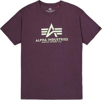 Alpha Industries Alpha Industries Herren Basic T-Shirt, Plum, XL