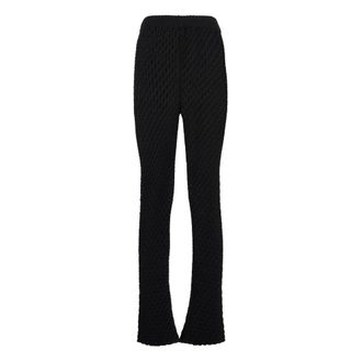Alanui H&auml;kel-Schlaghose - - Trousers - Damen - Schwarzk - M