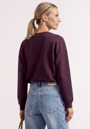 Street One Langarmshirt aus softem Materialmix
