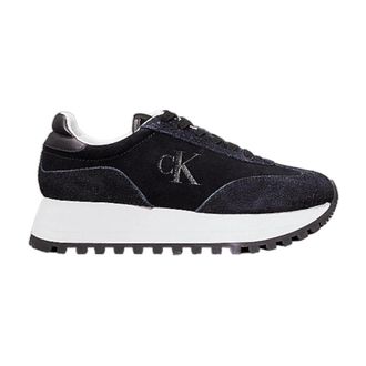 Calvin Klein Retro Laceup Runner Sneakers - - Shoes - Damen - Schwarzk - 39 EU