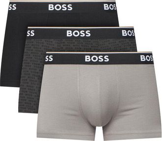HUGO BOSS Boxershorts-Set Trunk 3P Power Desig 50554443 Grau