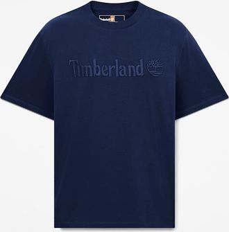 Timberland Hampthon Kurzarm-T-Shirt f&uuml;r Herren in Dunkelblau, Herren, Blau, Gr&ouml;&szlig;e