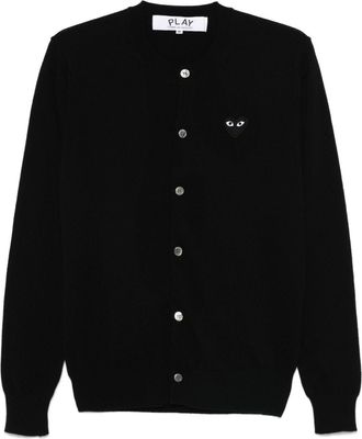 Comme Des Garçons Black Heart Cardigan - Schwarz