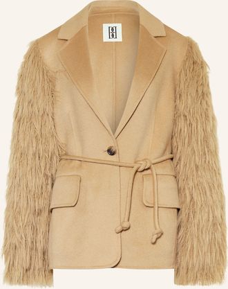 By Malene Birger By Malene Birger Jacke Mit Kunstpelz beige