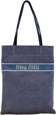 Miu Miu Damen, Pre-Owned, Blau, ONE SIZEGr&ouml;&szlig;e