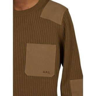 A.P.C. Pull droit en laine vierge