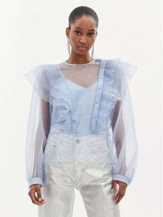 Custommade Bluse Delphina 999344248 Himmelblau Relaxed Fit