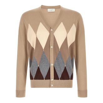 Ballantyne Homme, Pulls, Multicolore, Taille: XL Cardigan Argyle