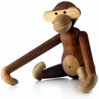 Kay Bojesen AFFE Gross Figuren 47 cm Affen Weihnachtsdekoration, Holz