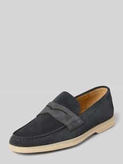 Carl Gross Loafer aus echtem Leder in Suede-Optik
