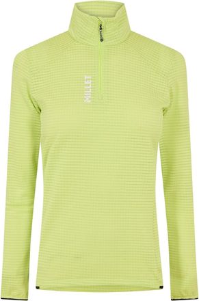Millet Intense Sweatshirt f&uuml;r Damen, mit halbem Rei&szlig;verschluss, Regul&auml;r (Zitronengelb)