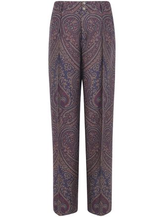 Etro Pants Paisley Print Wrea008899tjb1b