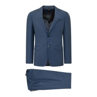Ermenegildo Zegna Homme, Costumes, Bleu, Taille: L Costume deux pi&egrave;ces en laine