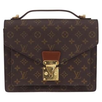 Louis Vuitton Pre-owned Monceau 28 Sac &agrave; main - Femme - Pre-owned - Brun - Taille: ONE Size