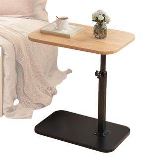 Generico C Tabelle - 360 Grad drehbarer Tisch für kleine Räume | Tisch, Couchtisch, Nachttisch, Laptop-Schreibtisch für Wohnzimmer, Schlafzimmer, Arbeitszimmer