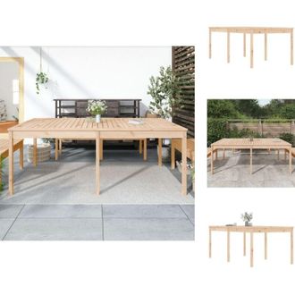 vidaXL Gartentische - Living Gartentisch 203,5x100x76 cm Massivholz Kiefer