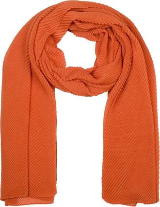 styleBREAKER Schal Gekreppter Unifarbener Schal