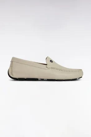 Eden Park Mocassins En Cro&ucirc;te De Cuir Beiges