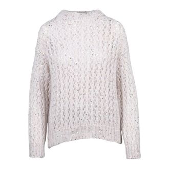 Eleventy Maglia Traforata Girocollo - - Knitwear - Damen - Beige - M